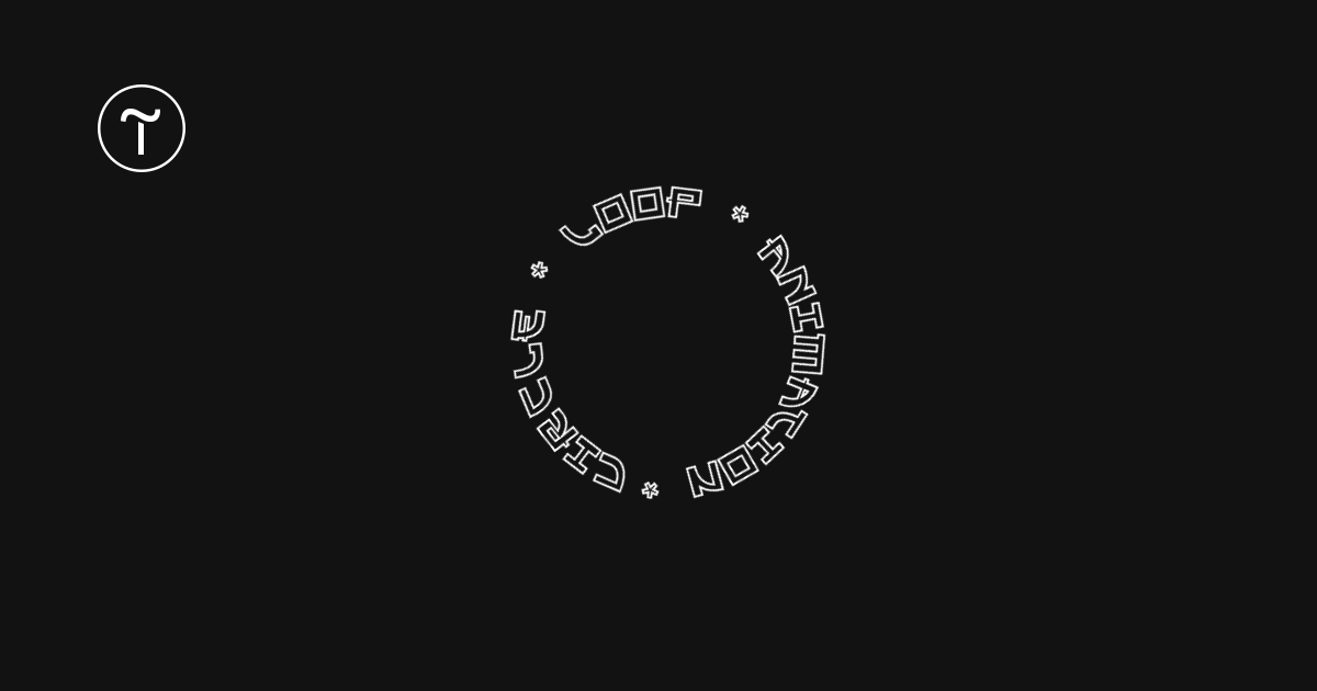 Looped Element Rotation // Web Animation Course