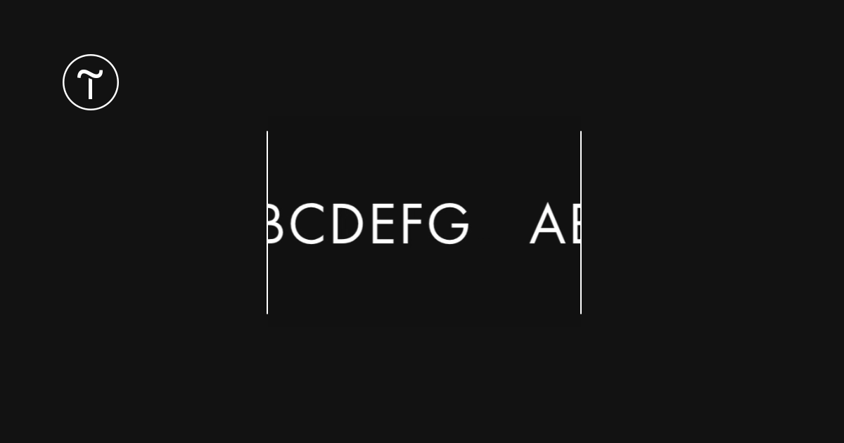 News Ticker Effect // Web Animation Course